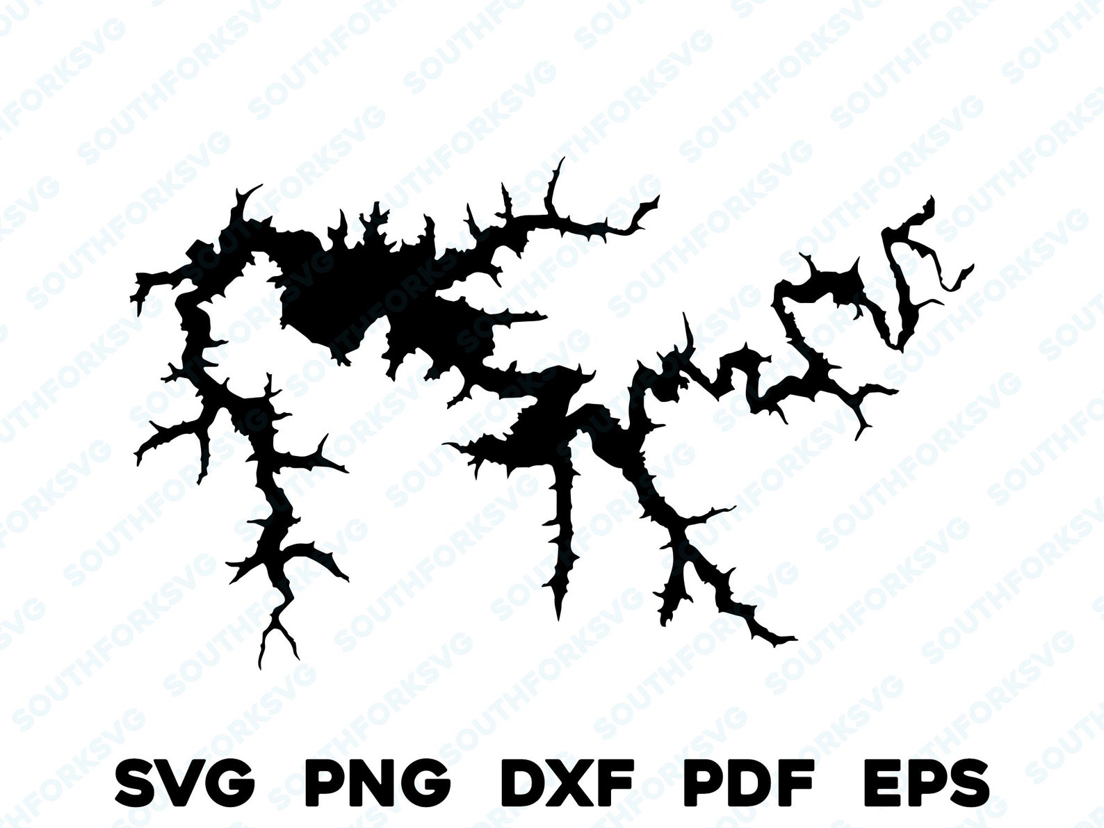 Patoka Lake Indiana Map Shape Outline Silhouette Svg Png Dxf - Etsy