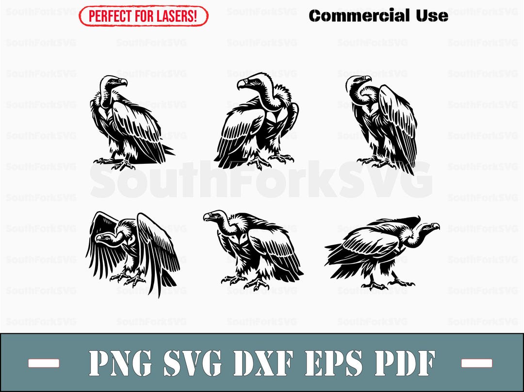 Vulture SVG Bundle Svg Png Dxf Eps Pdf | Vector Graphic Design Cut ...