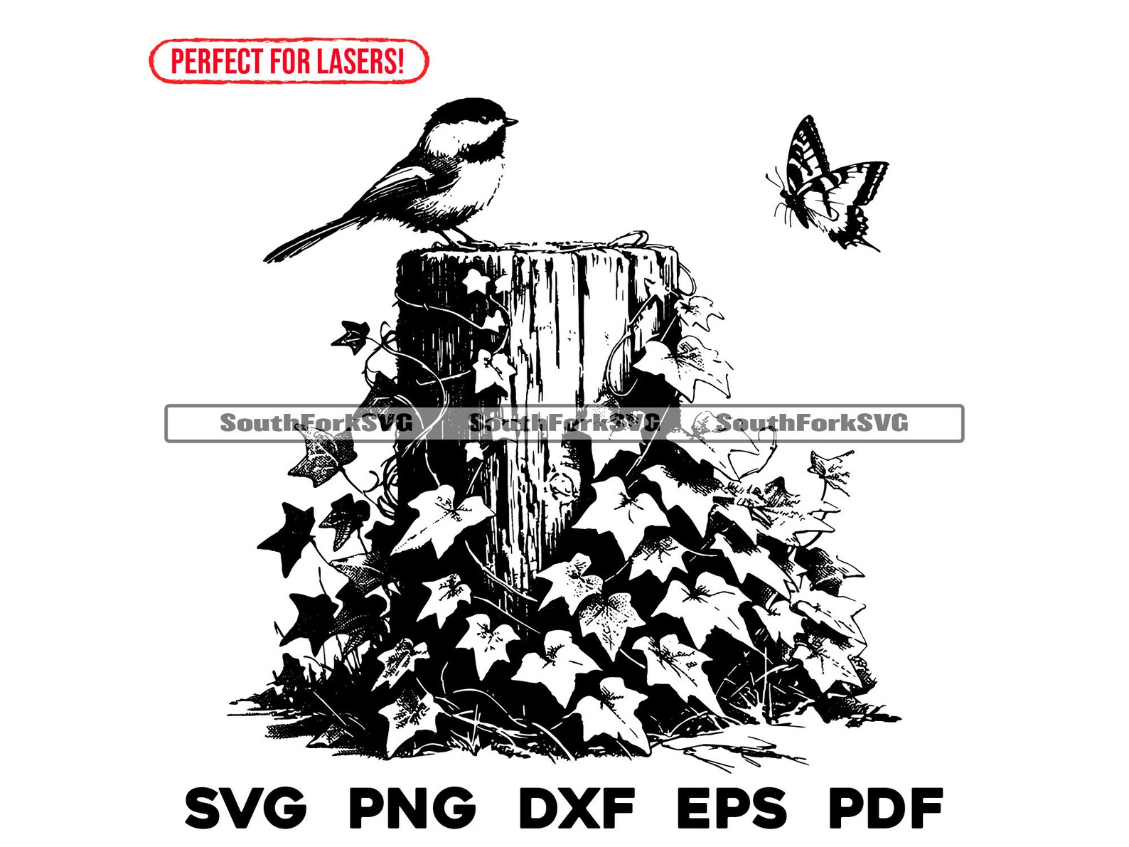 Small Song Bird Laser Files Svg Png Dxf Eps Pdf | Vector Graphic Design ...