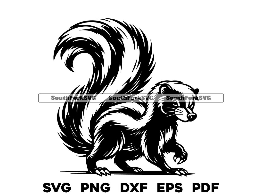 Skunk Graphic Design Files | Svg Png Dxf Eps Pdf | Vector Graphics ...