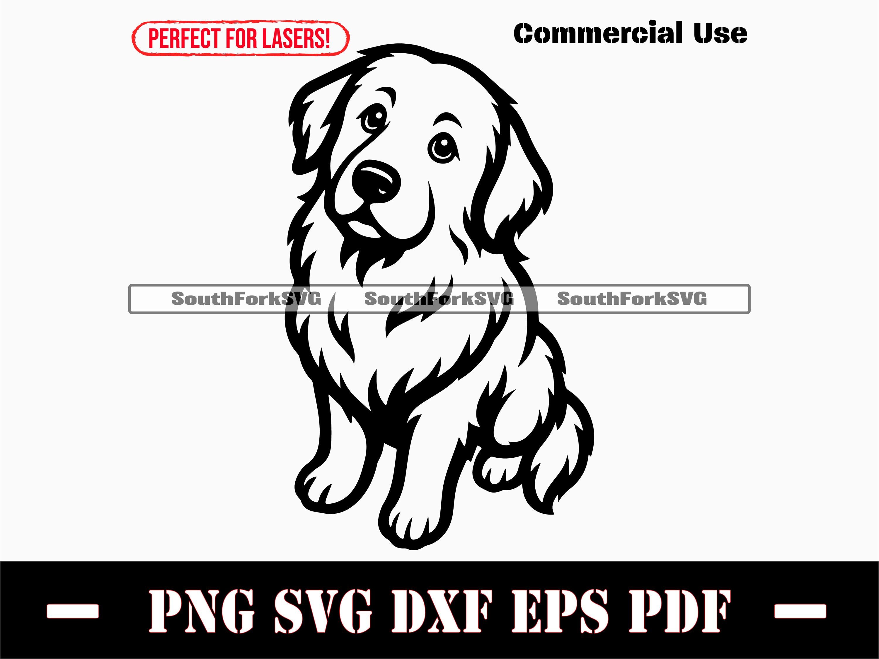 Great Pyrenees Begging Svg Png Dxf Eps Pdf | Vector Graphic Stencil Cut ...
