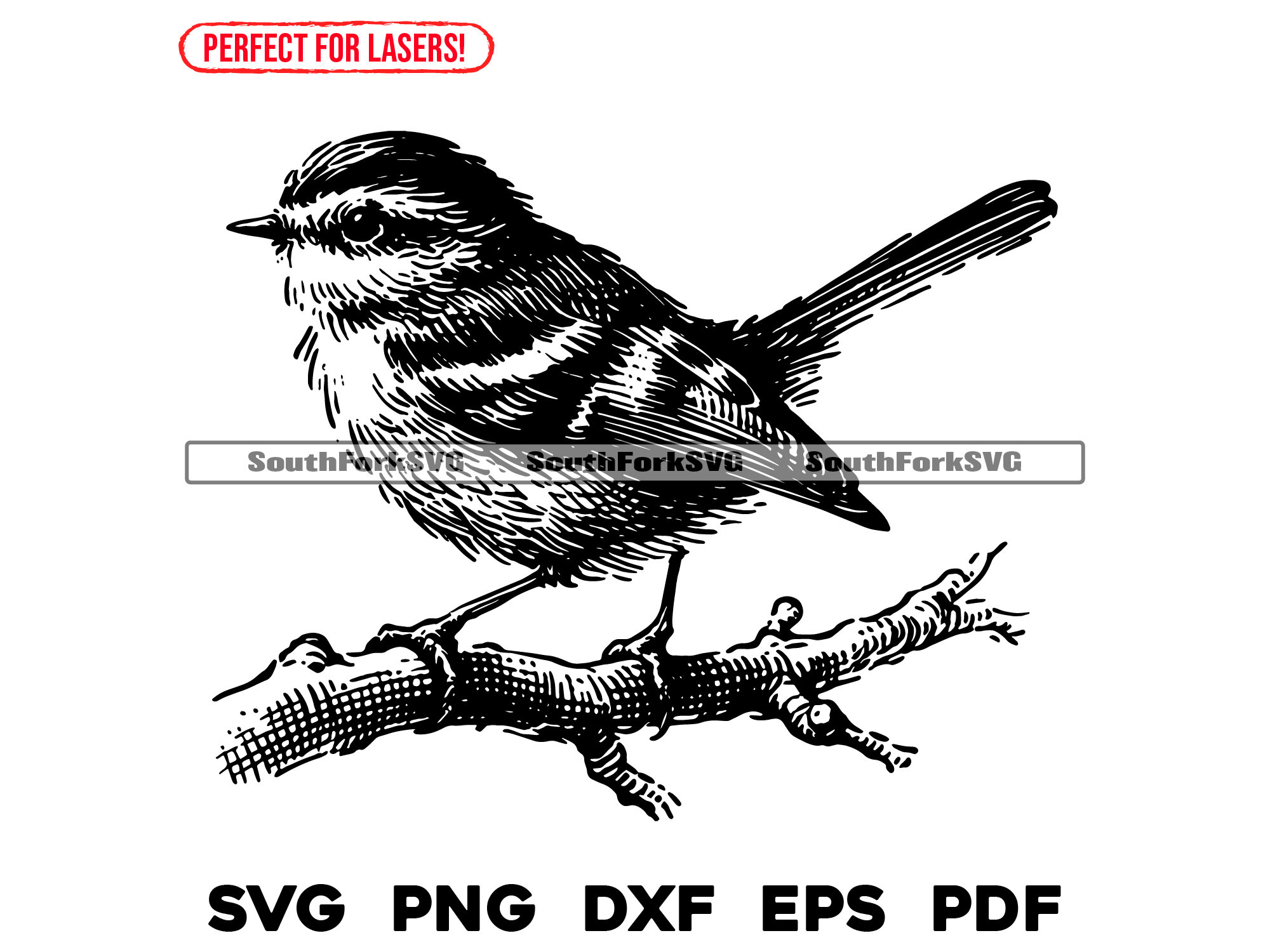 Small Song Bird Laser Files Svg Png Dxf Eps Pdf | Vector Graphic Design ...