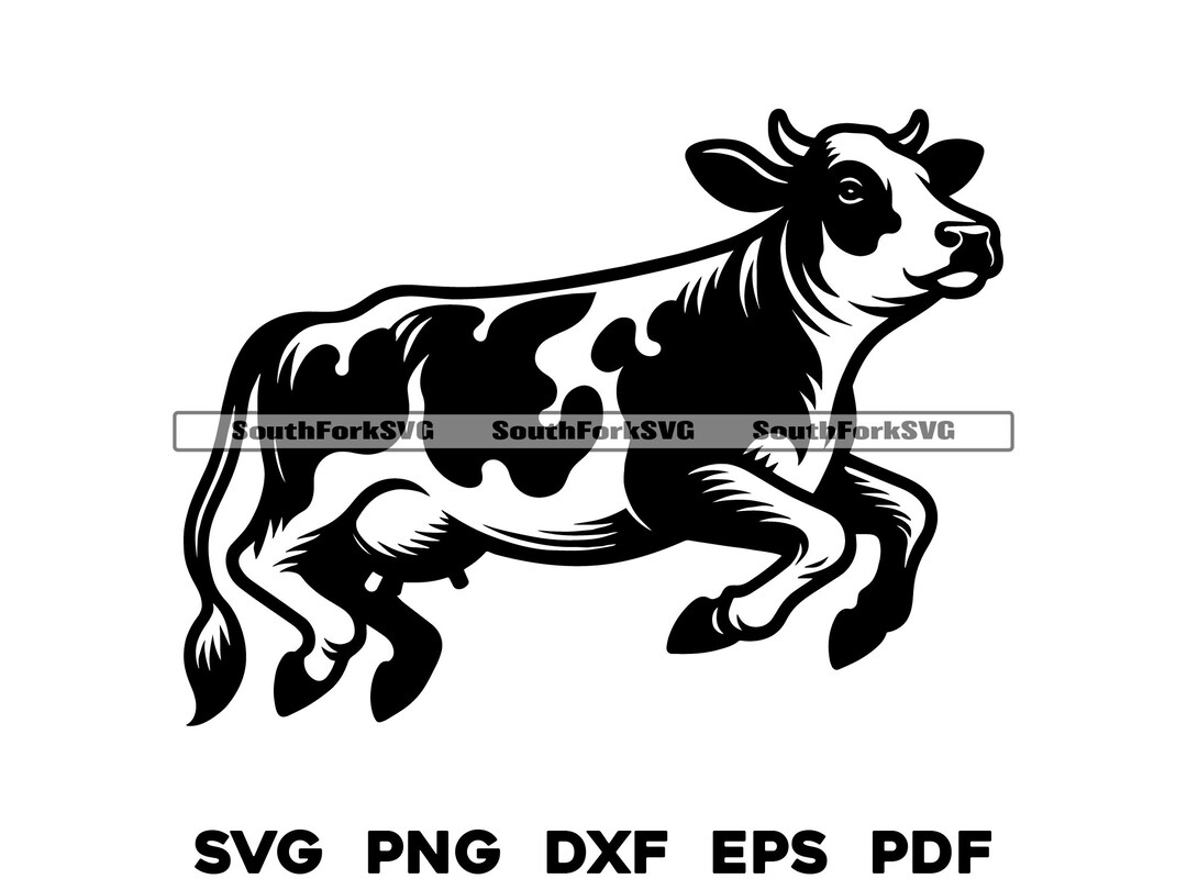 Cow Design Files Svg Png Dxf Eps Pdf Transparent Vector Graphic Design ...