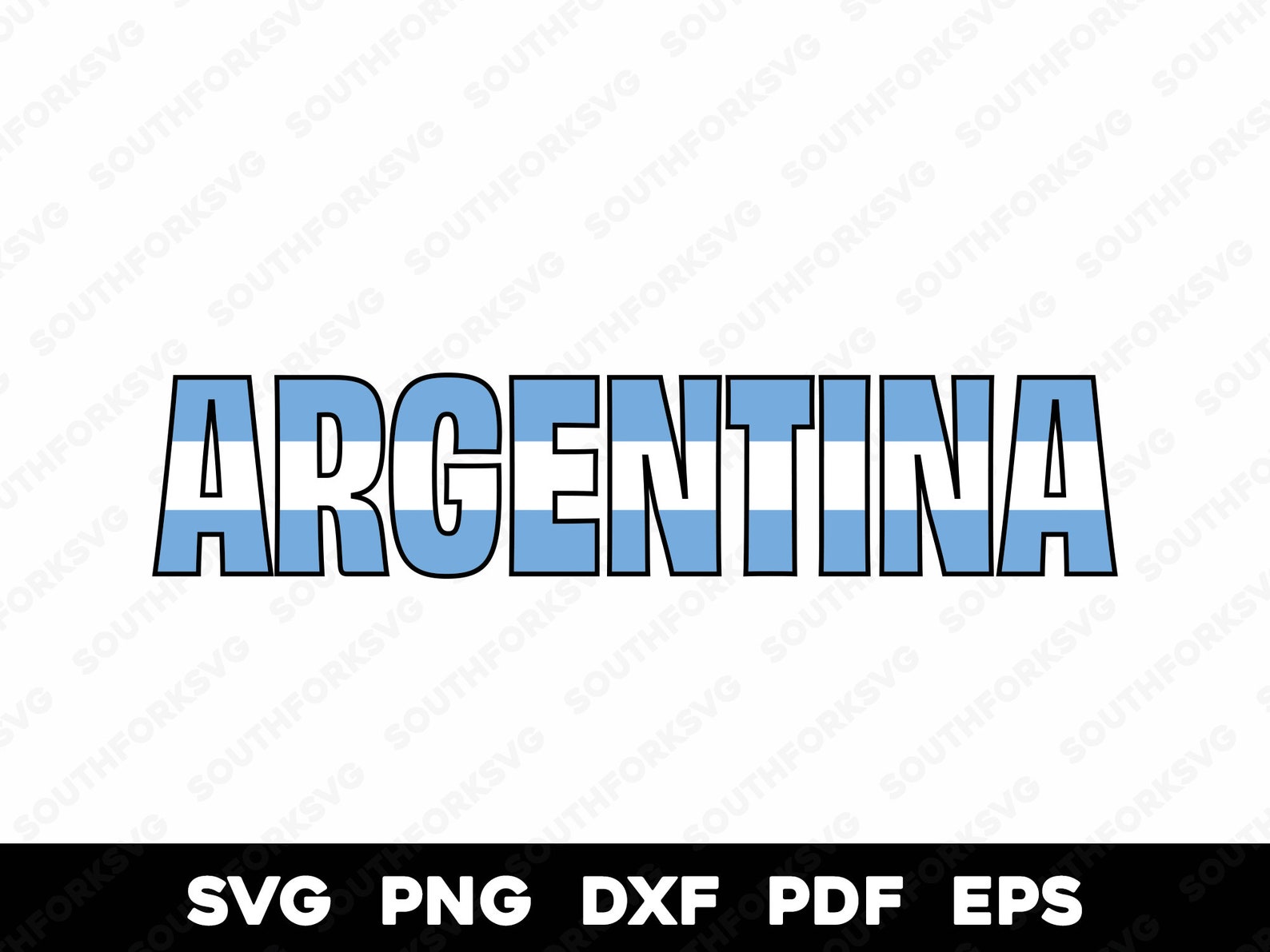 Argentina Argentinian Name Design 2 | Svg Png Dxf Pdf Eps | Vector ...