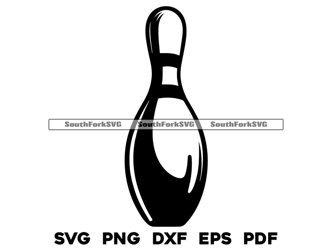 Bowling Pin Design Files | Svg Png Dxf Eps Pdf | Transparent Graphic ...