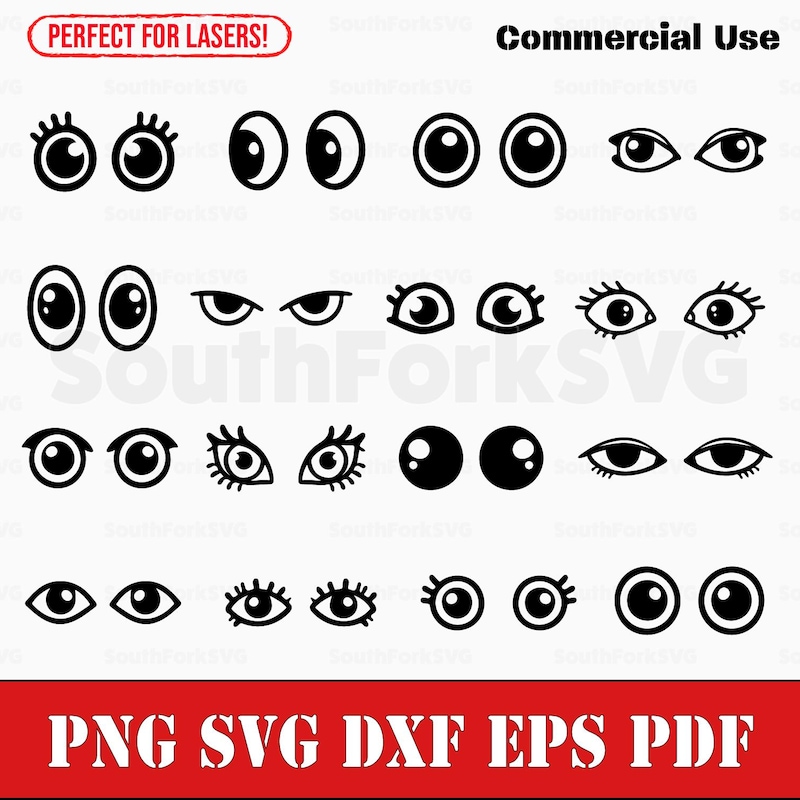 Eyes Svg - Etsy