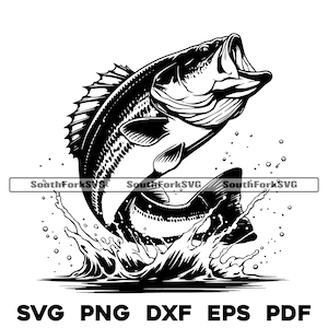 Jumping Bass Stl File - Etsy