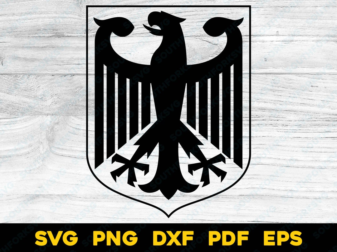 Germany National Country Flag Crest Svg Png Dxf Pdf Eps Transparent ...