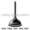 Plumbing Icons Clipart (svg, Eps, Png, Dxf) for Cricut, Silhouette ...