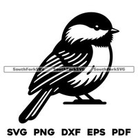 Flying Chickadee Bird Design | Svg Png Dxf Eps Pdf | Vector Graphic Cut ...
