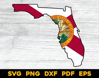 Florida Svg, Florida State Seal Svg, Florida Flag Svg Cut File PNG DXF ...