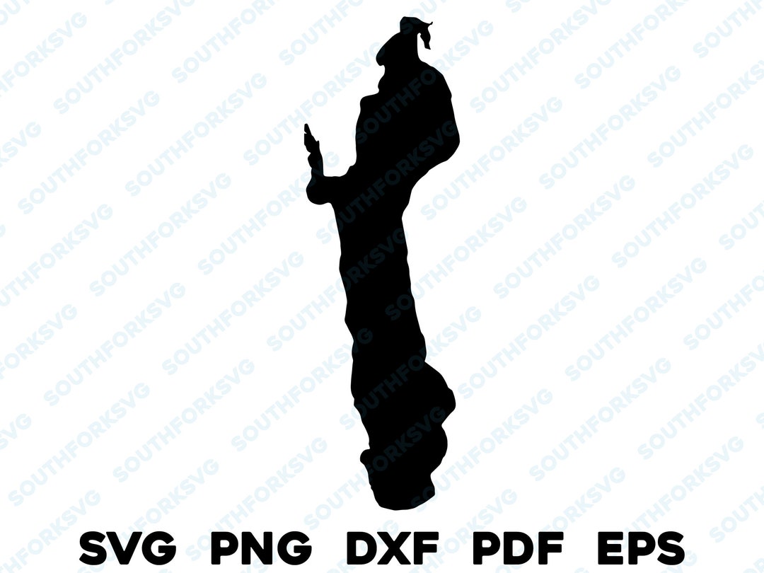 Elk Lake Michigan Map Shape Silhouette Outline Svg Png Dxf Pdf Eps ...