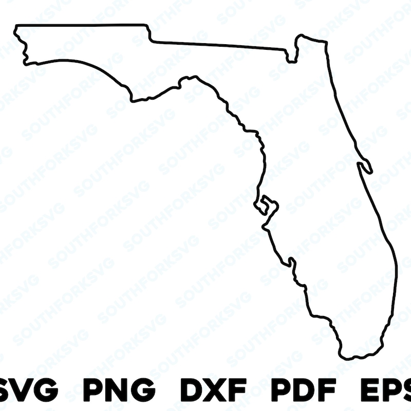Florida Logo Dxf - Etsy UK