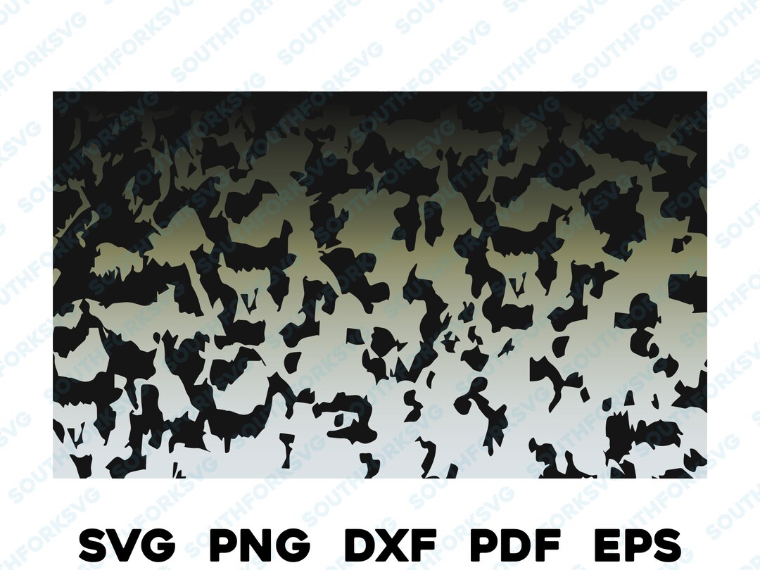 White Crappie Skin Pattern Svg Png Dxf Eps Pdf Trout Bass Pike Muskie ...