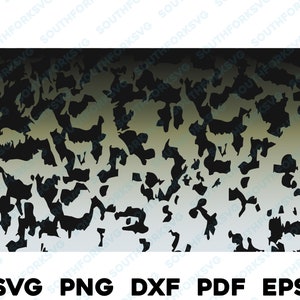 White Crappie Skin Pattern Svg Png Dxf Eps Pdf Trout Bass Pike Muskie ...