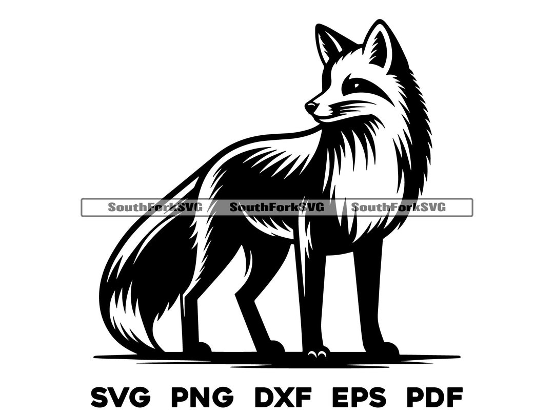 Fox Design Files | Svg Png Dxf Eps Pdf | Vector Graphic Cut File Laser ...
