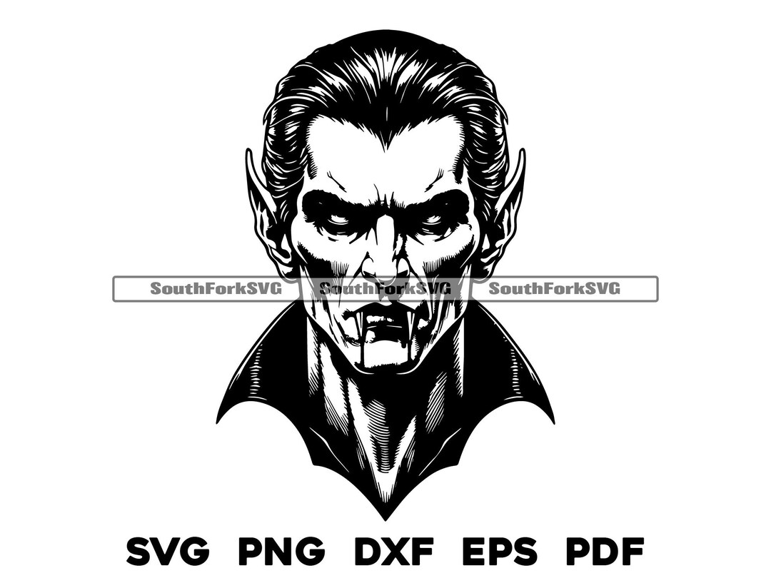 Vampire Svg Png Dxf Eps Pdf | Transparent Vector Graphic Design Cut ...