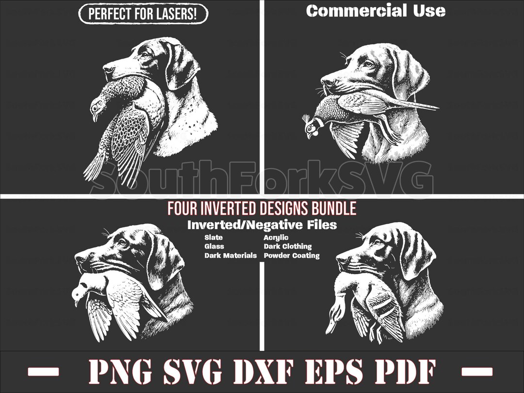 Inverted German Shorthaired Pointer GSP Bundle Svg Png Dxf Eps Pdf ...