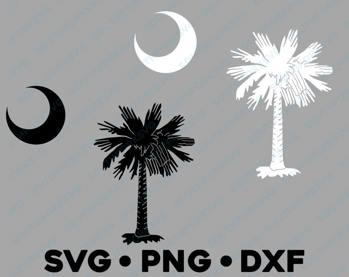 South Carolina Palm Tree SVG & PNG - Etsy