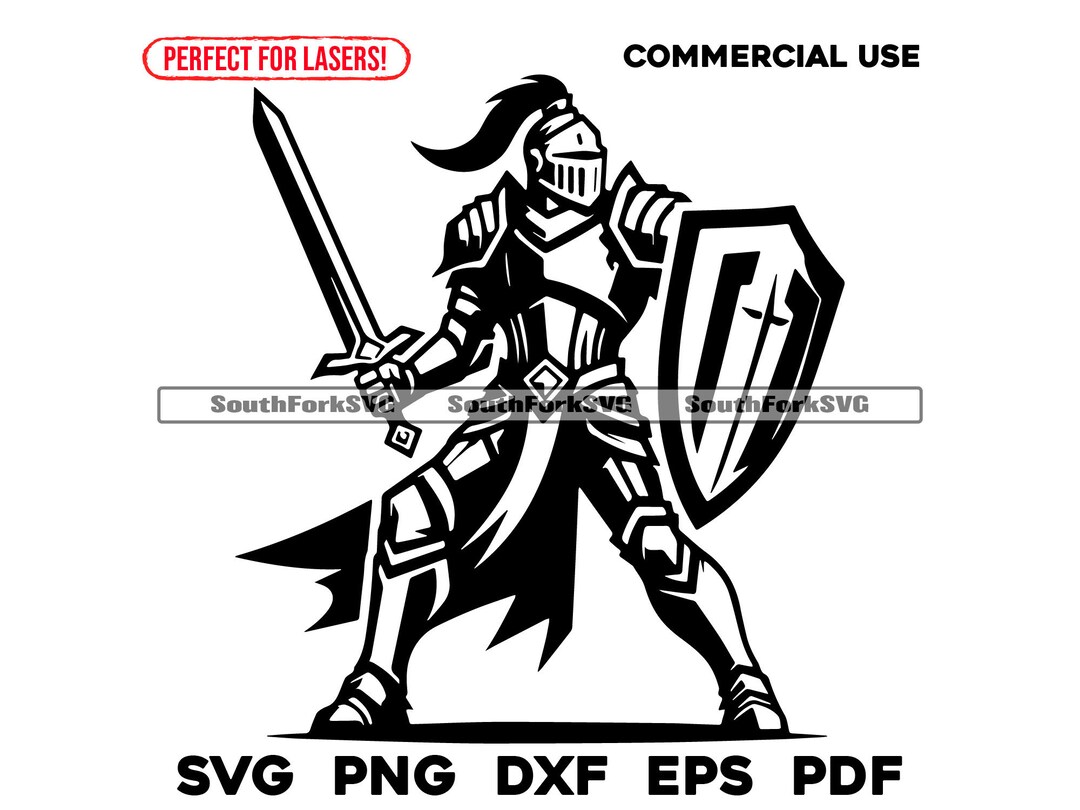Knight Design Svg Png Dxf Eps Pdf | Vector Graphics Design Cut Print ...