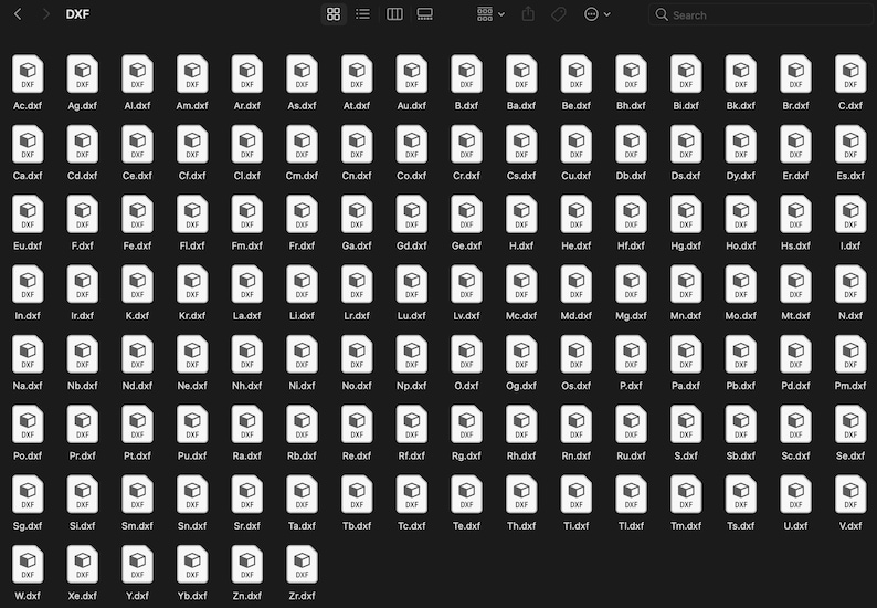 Individual Spelling Tiles Periodic Table of the Elements SVG - Etsy UK
