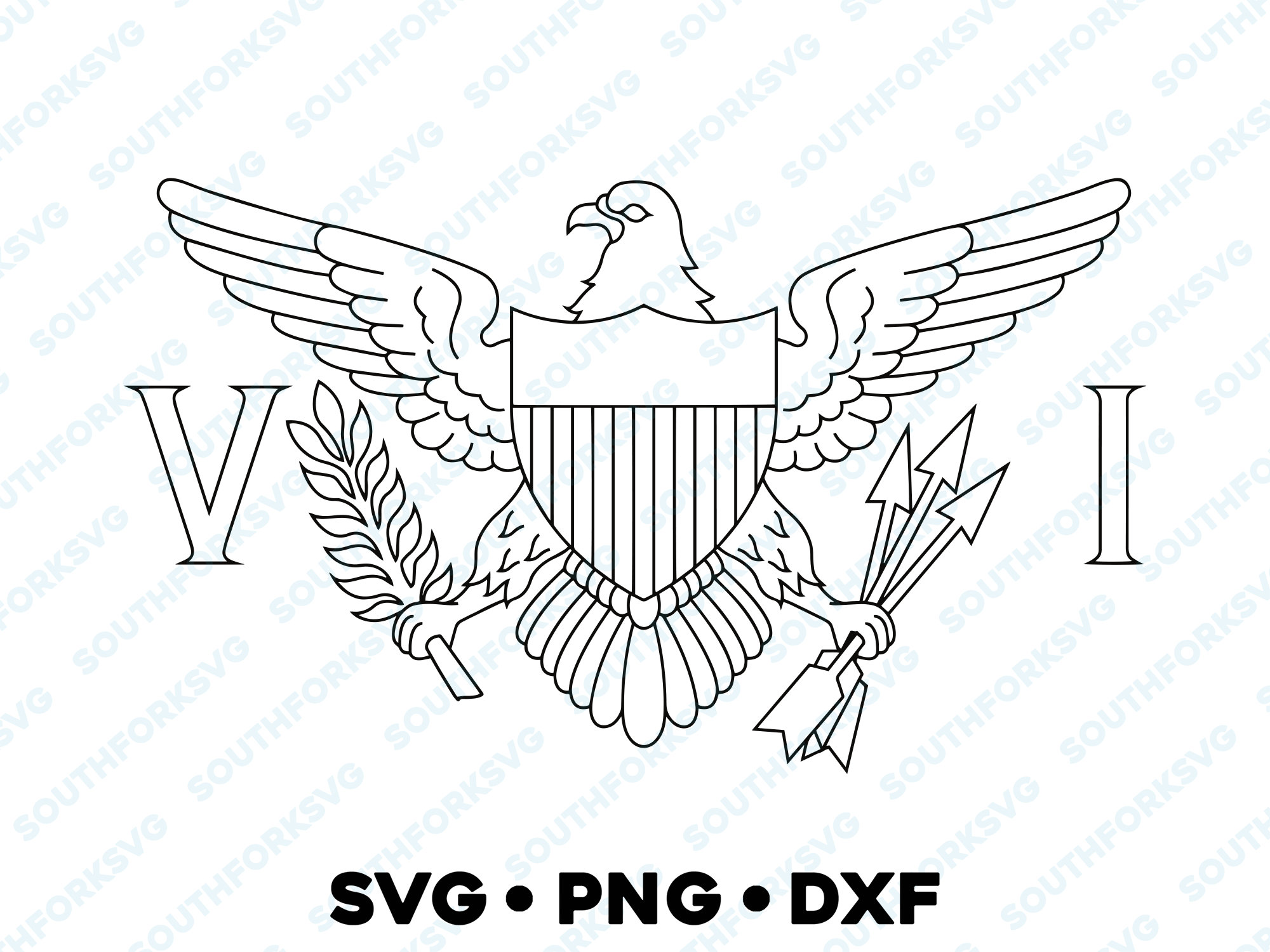 Virgin Islands Flag Outline Svg Png Dxf Vector Graphic Design - Etsy UK