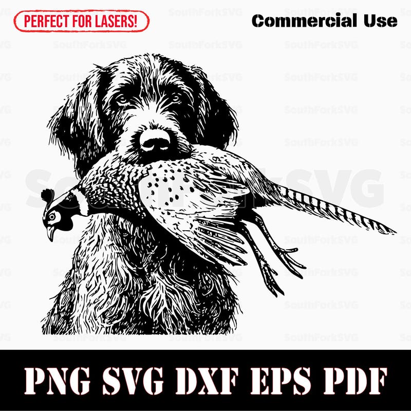 German Wirehaired Pointer - Etsy