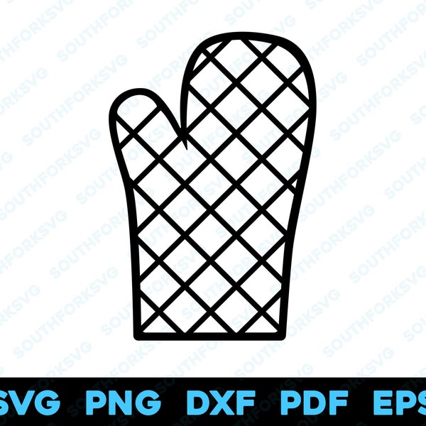 Oven Mitt Svg - Etsy