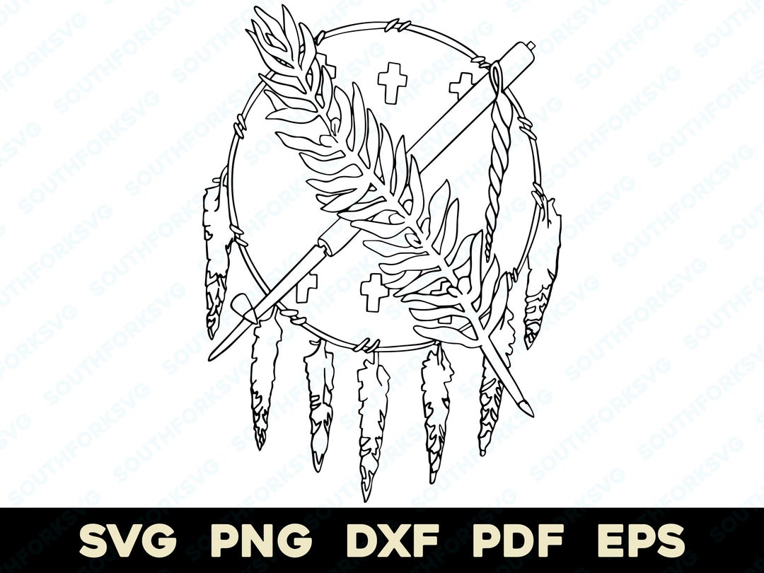 Oklahoma State Flag Crest Outline | Svg Png Dxf Eps Pdf | Vector ...