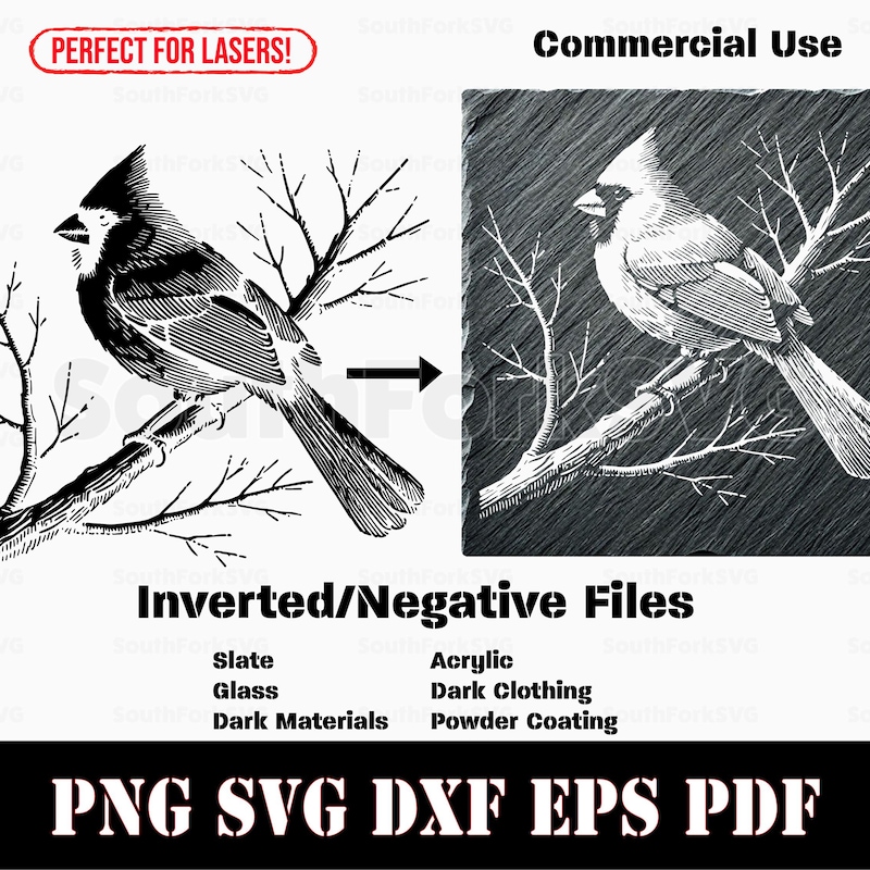 Cardinal Card Summer - Etsy