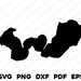 Lake St. Helen Michigan Map Shape Silhouette Svg Png Dxf Pdf Eps Vector ...