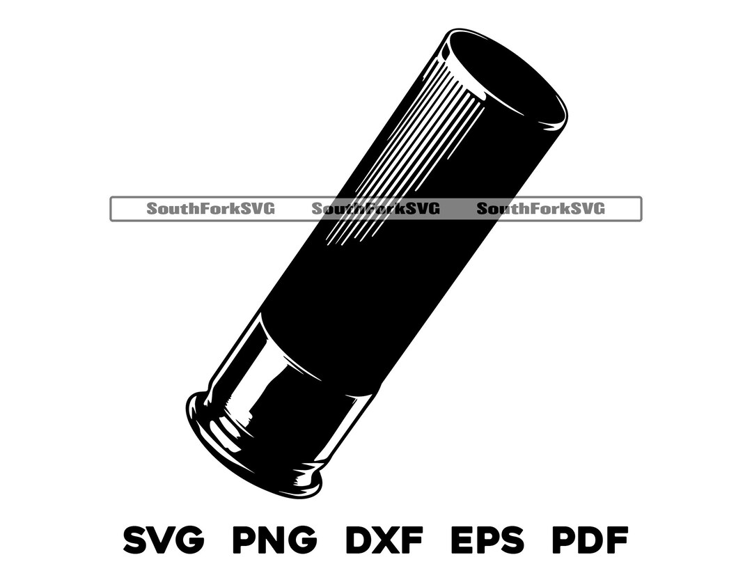 Shotgun Shell Design Files Svg Png Dxf Pdf Eps | Transparent Vector ...
