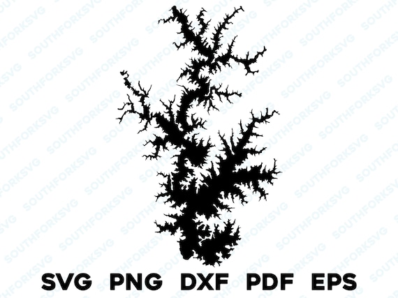 Aziscohos Lake Maine Map Shape Silhouette SVG PNG DXF vector graphic ...