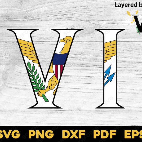 Virgin Island Flag Png - Etsy