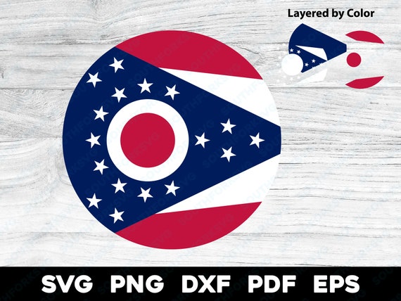 Plantilla Con El Logotipo Del Estado De Ohio