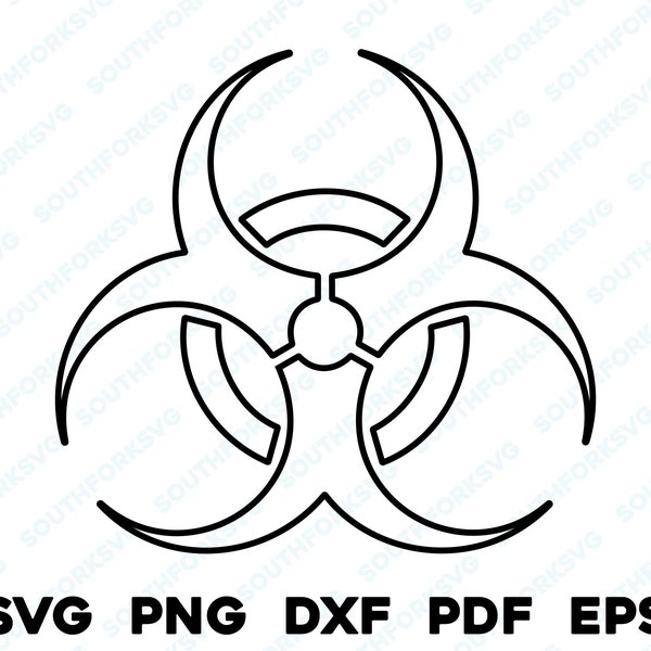 Biohazard Symbol - Etsy