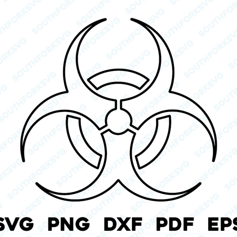 Biohazard Symbol - Etsy