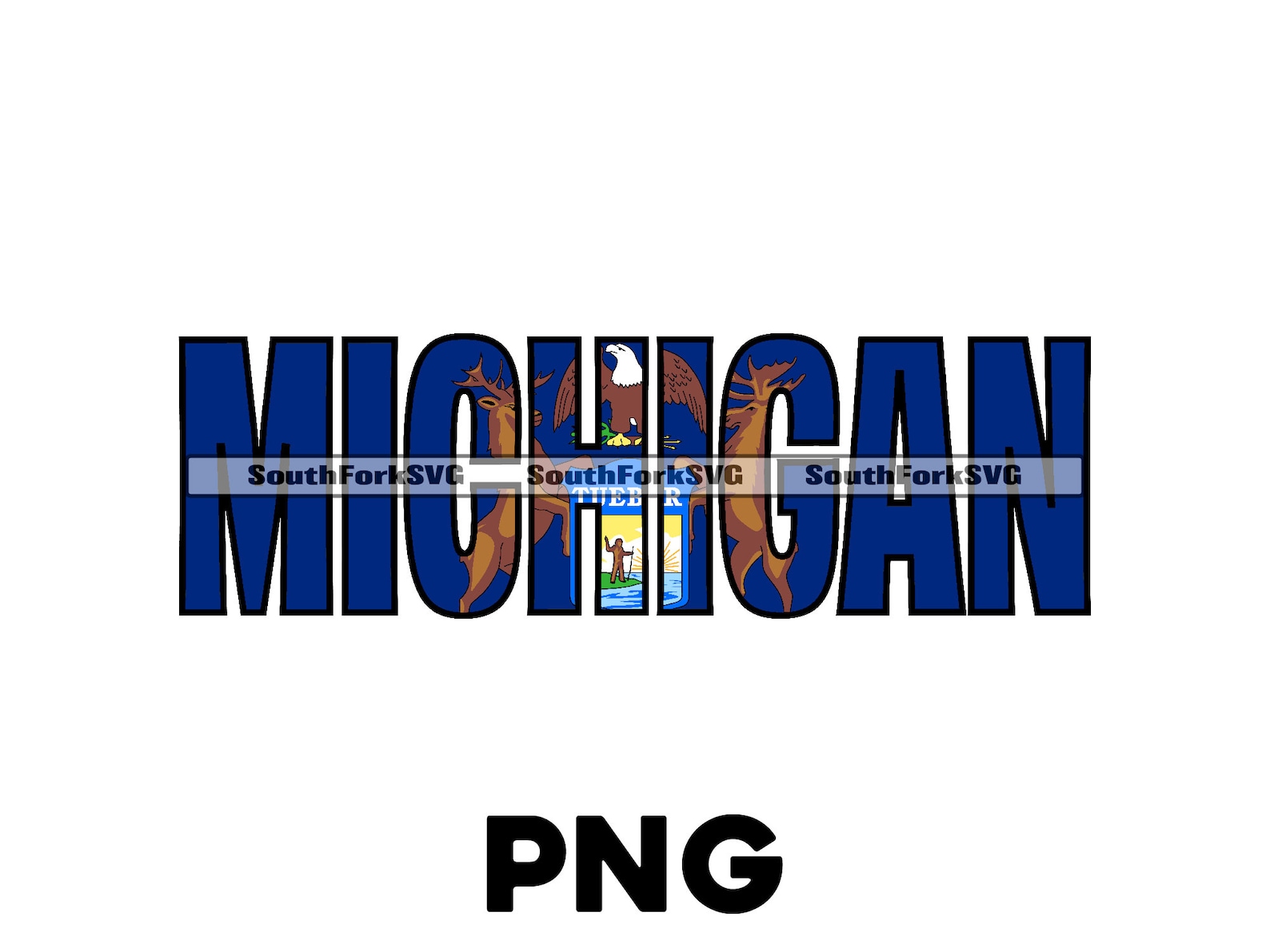 Michigan State Flag Name Design | PNG ONLY | Graphic Design Print Dye ...