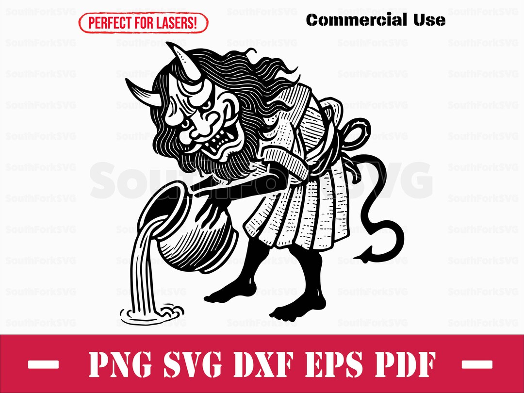 Aquarius Zodiac Sign Japanese Monster Svg Png Dxf Pdf Eps | Vector ...
