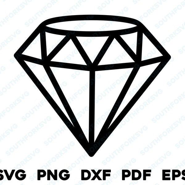 Diamond Ring Svg - Etsy