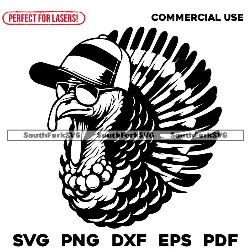 Turkey Head Svg - Etsy