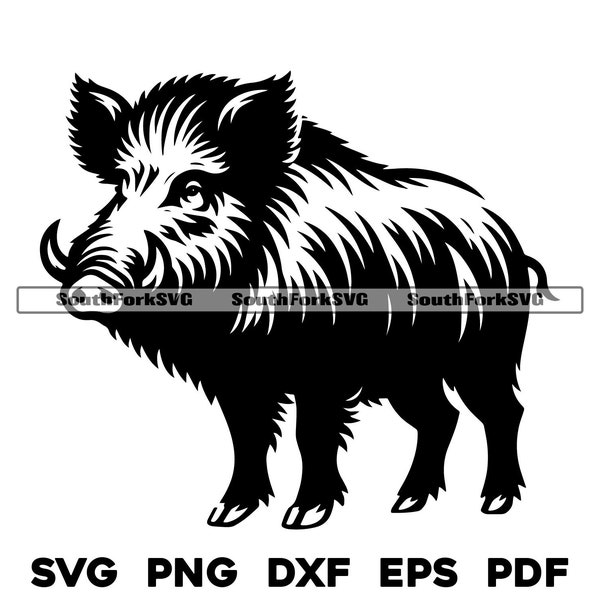 Wild Pig - Etsy
