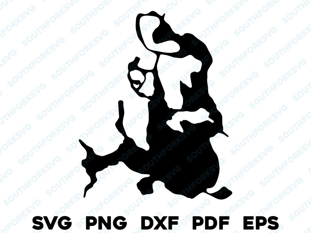 Lake Cable Ohio Map Shape Silhouette Outline Svg Png Dxf Pdf Eps Vector ...