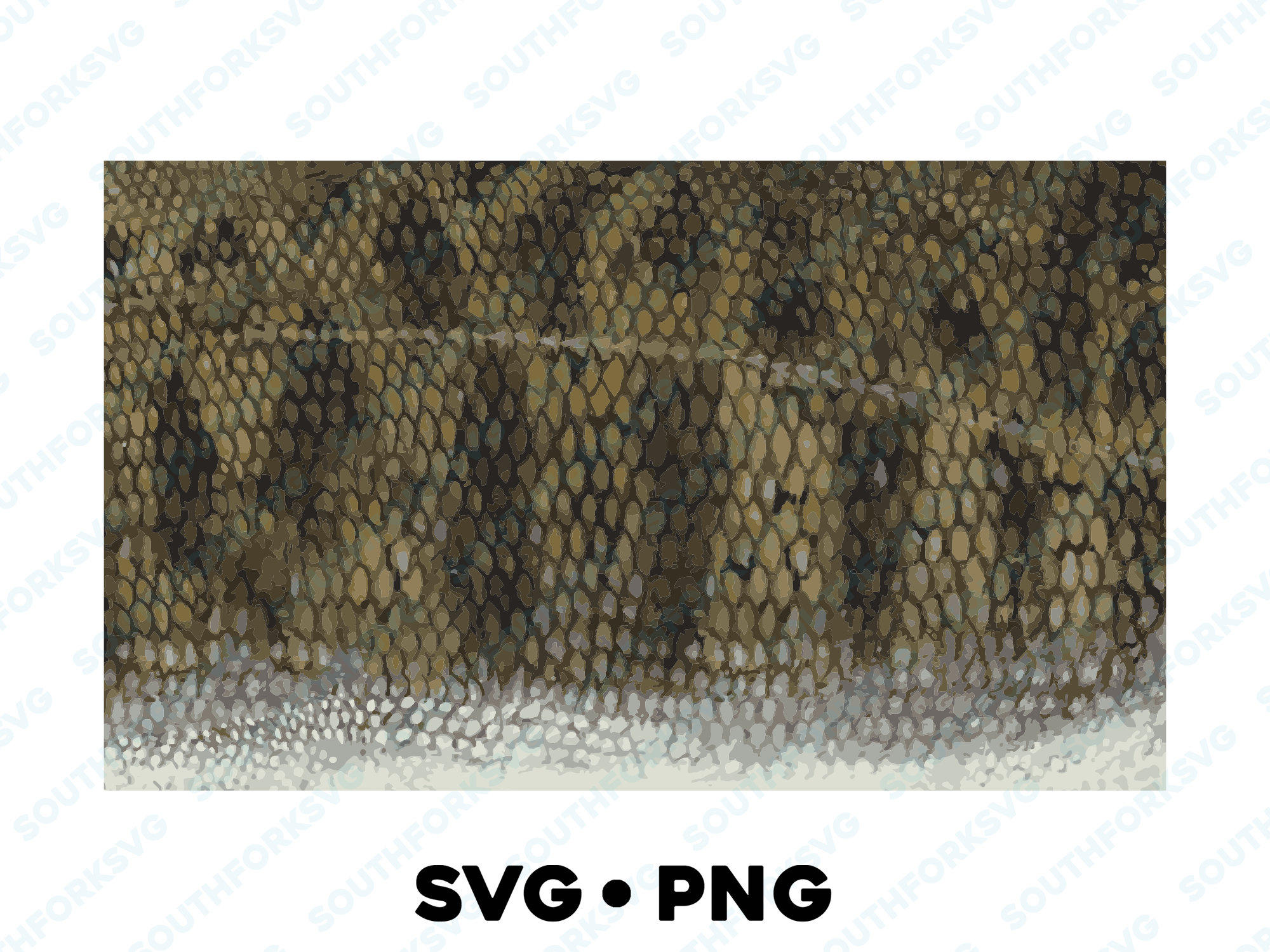 Smallmouth Bass Skin Pattern SVG PNG Trout Bass Pike Muskie Crappie Fly ...