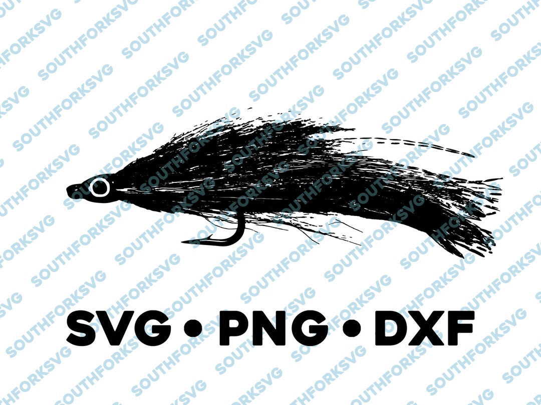 Fly Fishing Lefty's Deceiver Pattern Lure SVG PNG DXF Dry Nymph ...