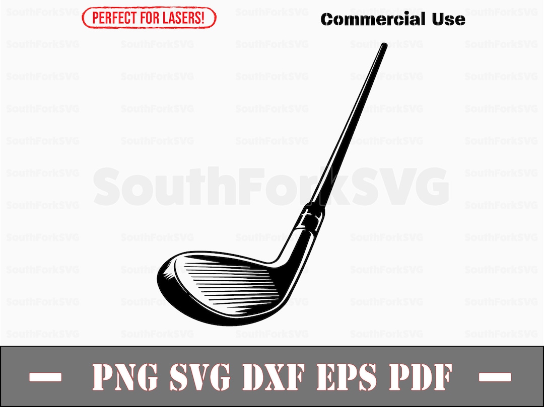 Golf Club Iron Svg Png Dxf Eps Pdf | Transparent Graphic Design Cut ...