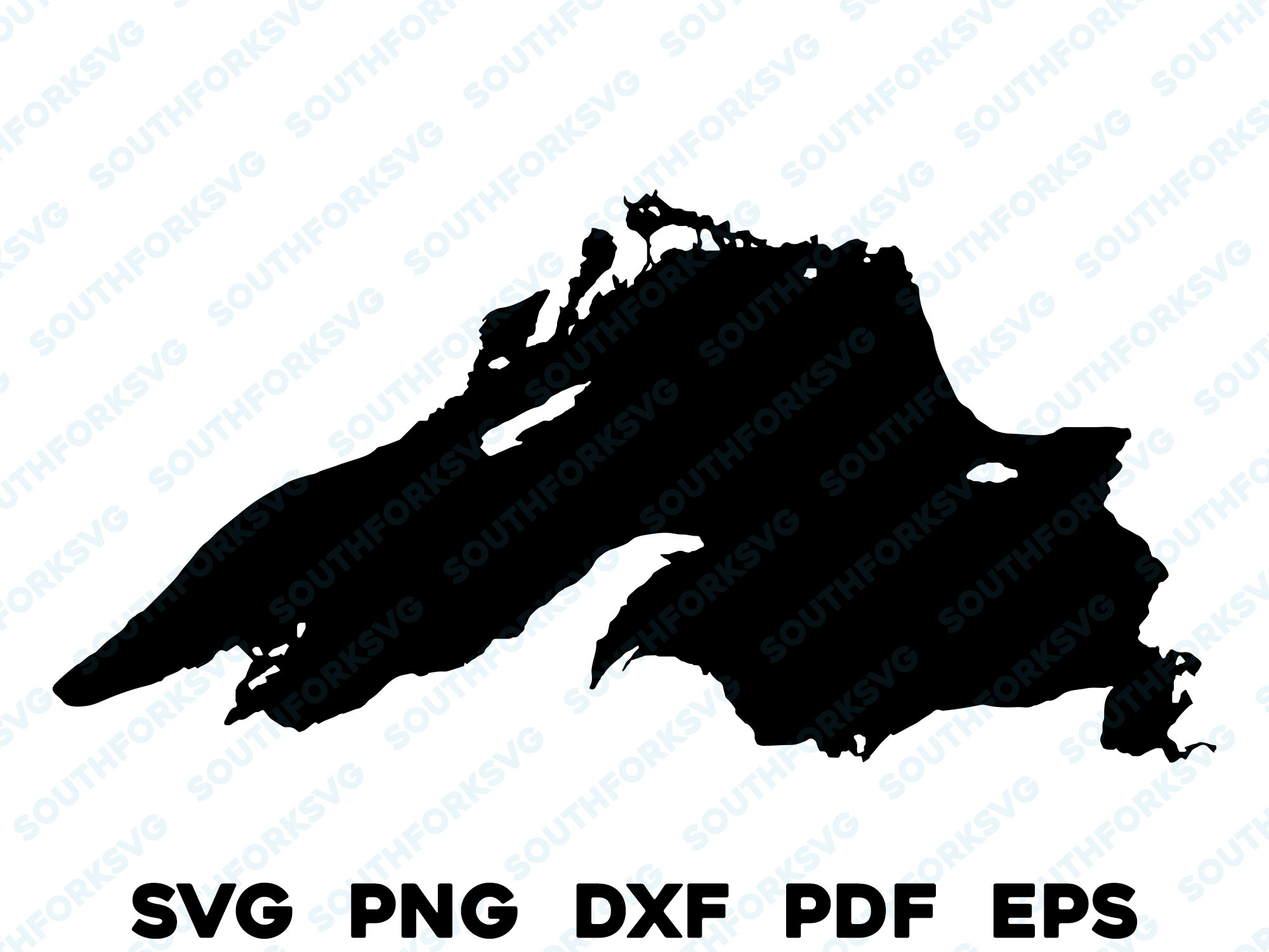 All 5 Great Lakes Bundle Map Shape Silhouette Svg Png Dxf Pdf Eps ...