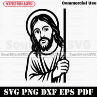 Jesus Was a Hippie SVG Cut File, Jesus Smoking a Joint - Etsy
