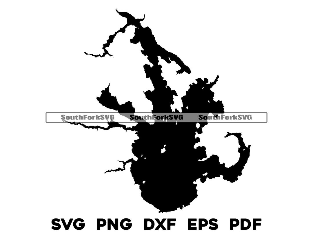 Stanjikoming Bay Ontario Canada Map Shape Silhouette Svg Png Dxf Pdf ...