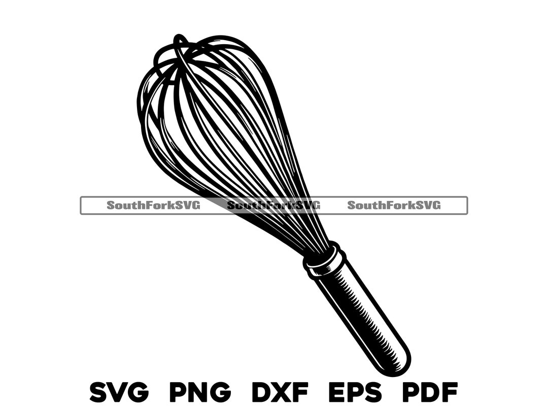 Baking Whisk | Svg Png Dxf Eps Pdf | Vector Graphic Cut File Laser Clip ...